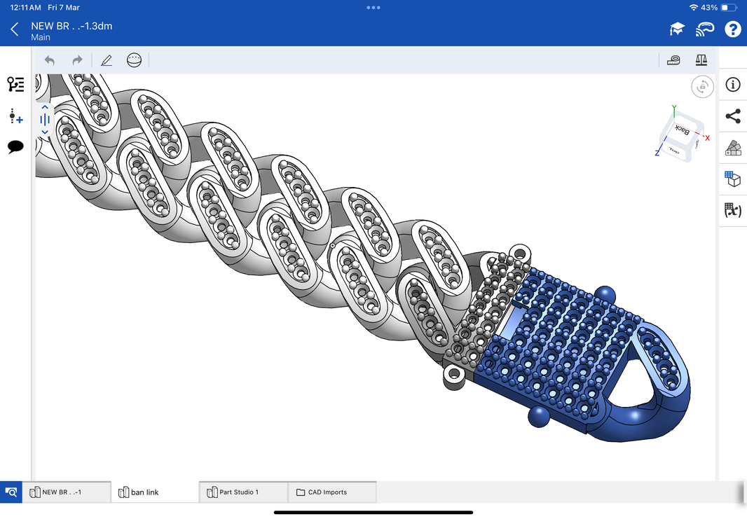 Cuban chain CAD design – JewelryCrafto
