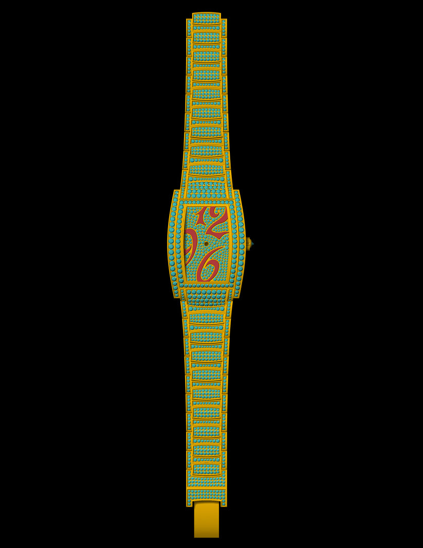 Curved Dial Watch CAD Design – JewelryCrafto